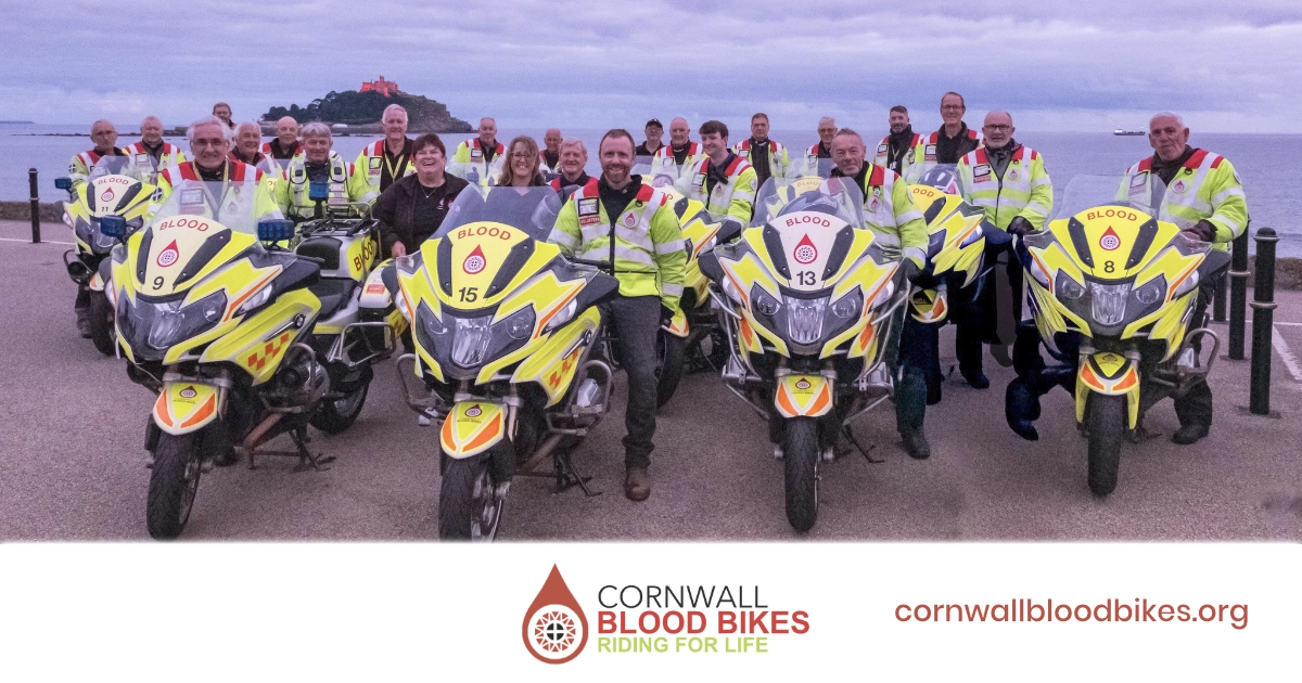 Cornwall Blood Bikes | NHS Volunteer Delivery Service | Riding for Life